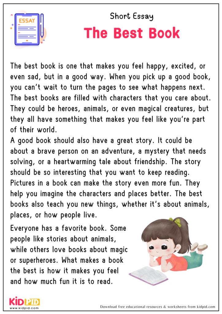 Essay - The Best Book - Kidpid