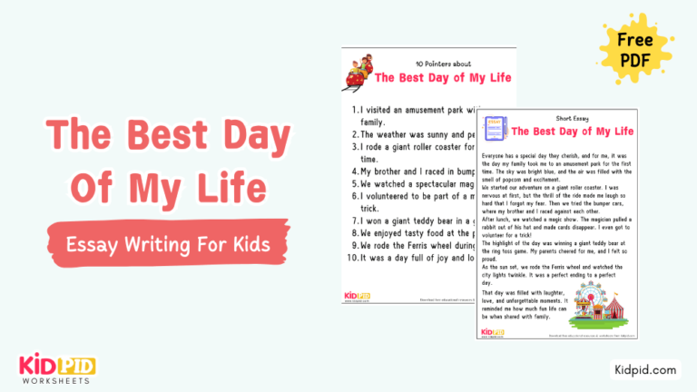 Essay - The Best Day of My Life - Kidpid