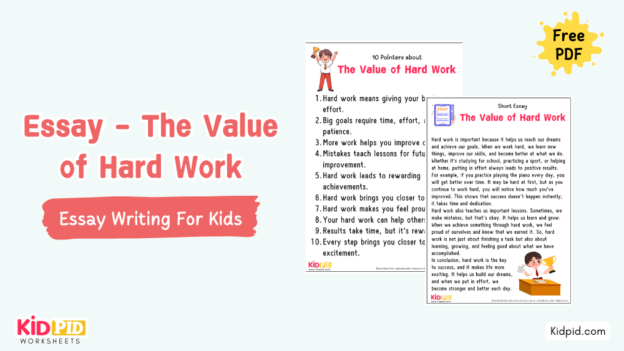 Essay - The Value of Hard Work - Kidpid