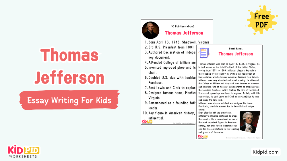 Essay - Thomas Jefferson - Kidpid