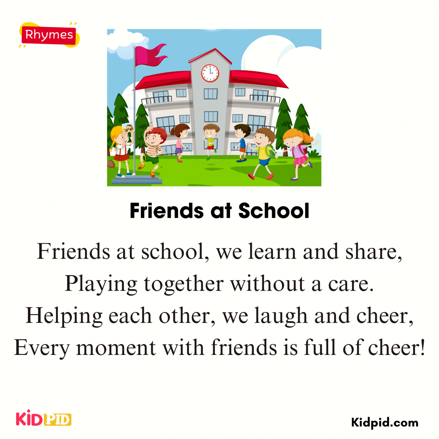 Rhyming Stories for Grade 1 - Kidpid