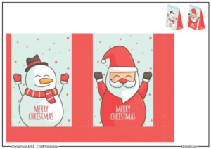 Christmas Art & Craft Cut Out Printables - Kidpid