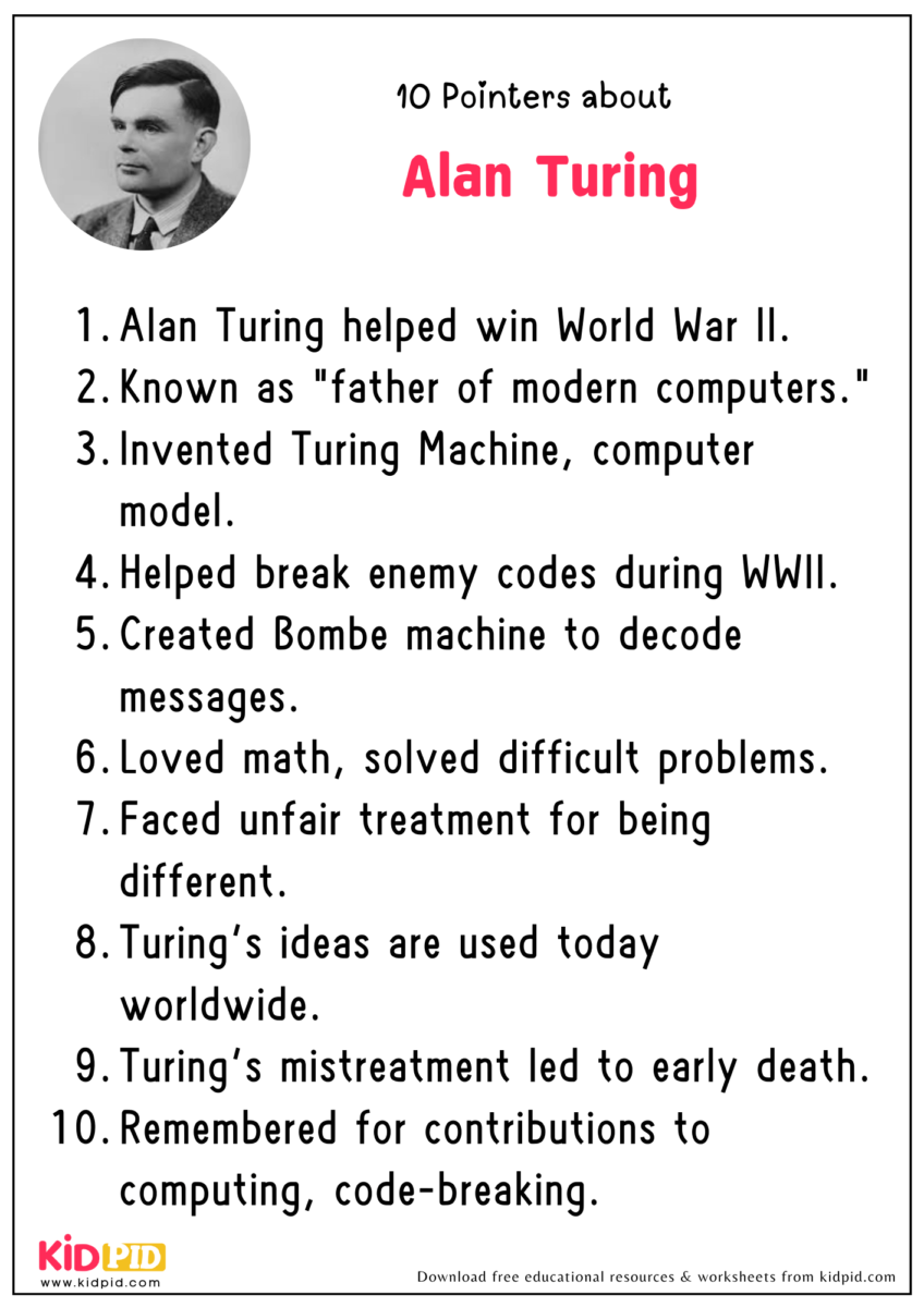 Essay - Alan Turing - Kidpid