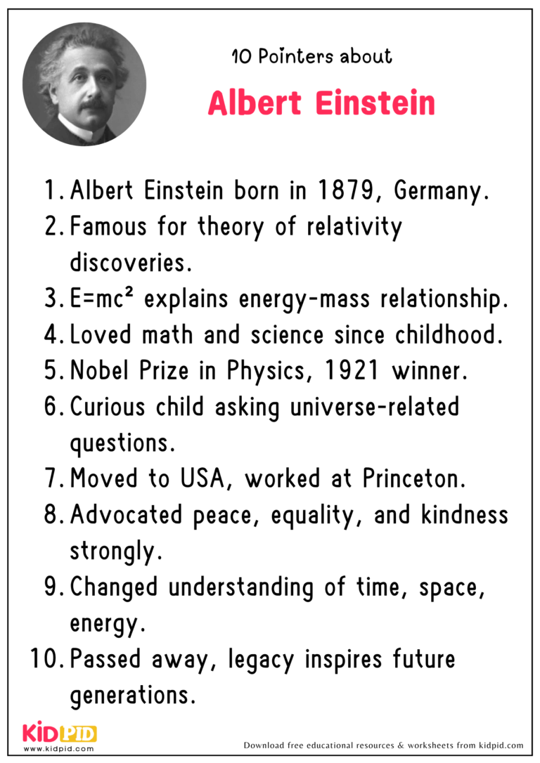 Essay - Albert Einstein - Kidpid
