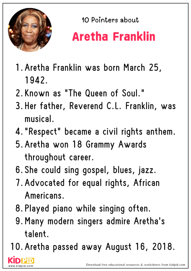 Essay - Aretha Franklin - Kidpid