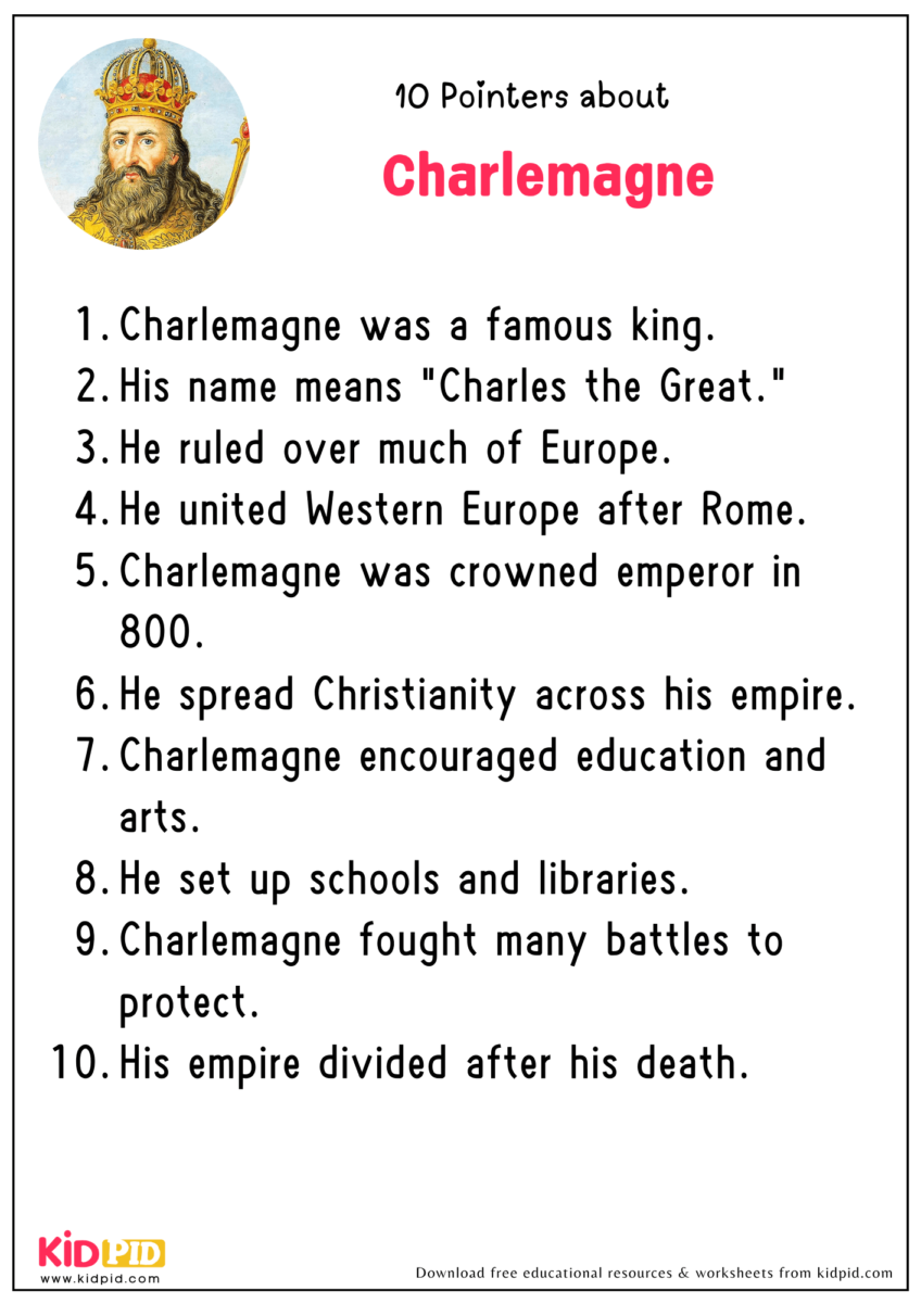 Essay - Charlemagne - Kidpid