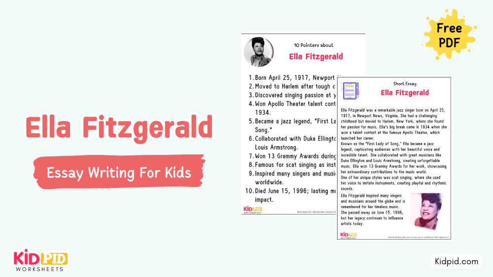 Essay - Ella Fitzgerald - Kidpid