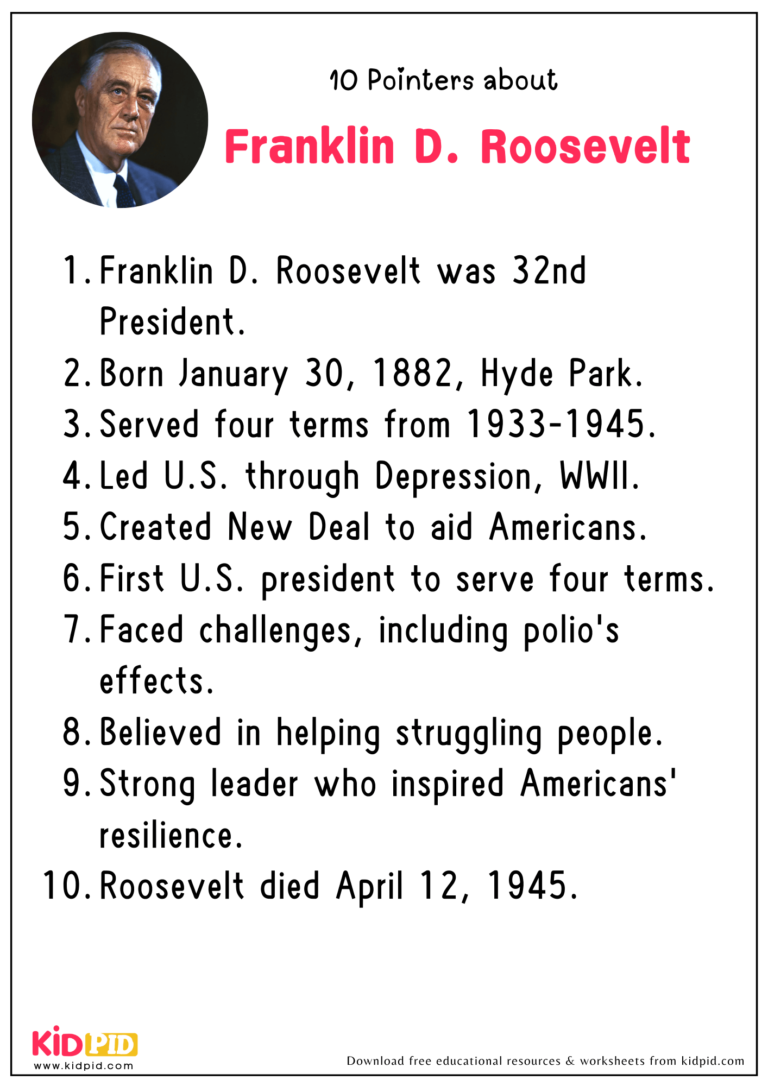 Essay - Franklin D. Roosevelt - Kidpid