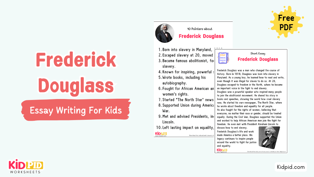 Essay - Frederick Douglass - Kidpid