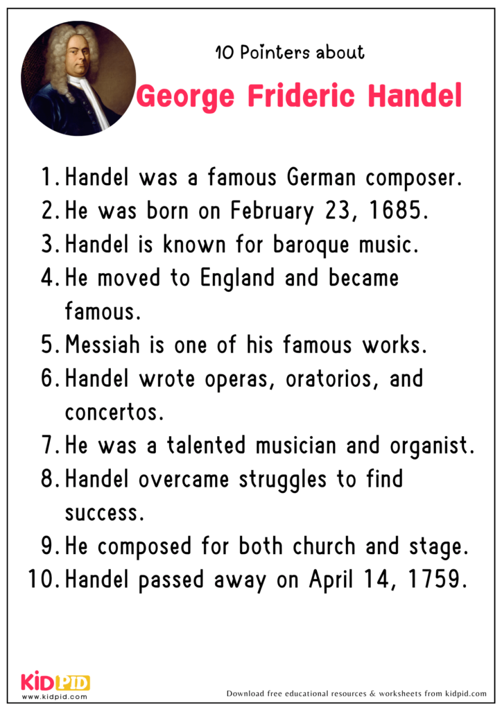 Essay - George Frideric Handel - Kidpid