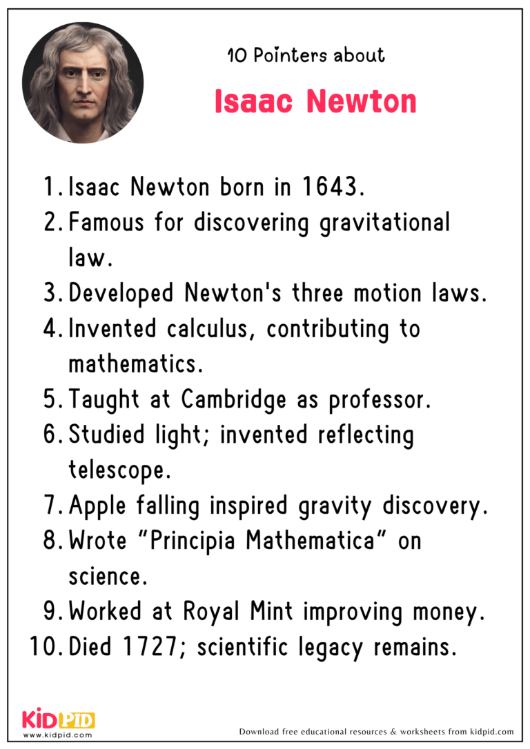 Essay - Isaac Newton - Kidpid