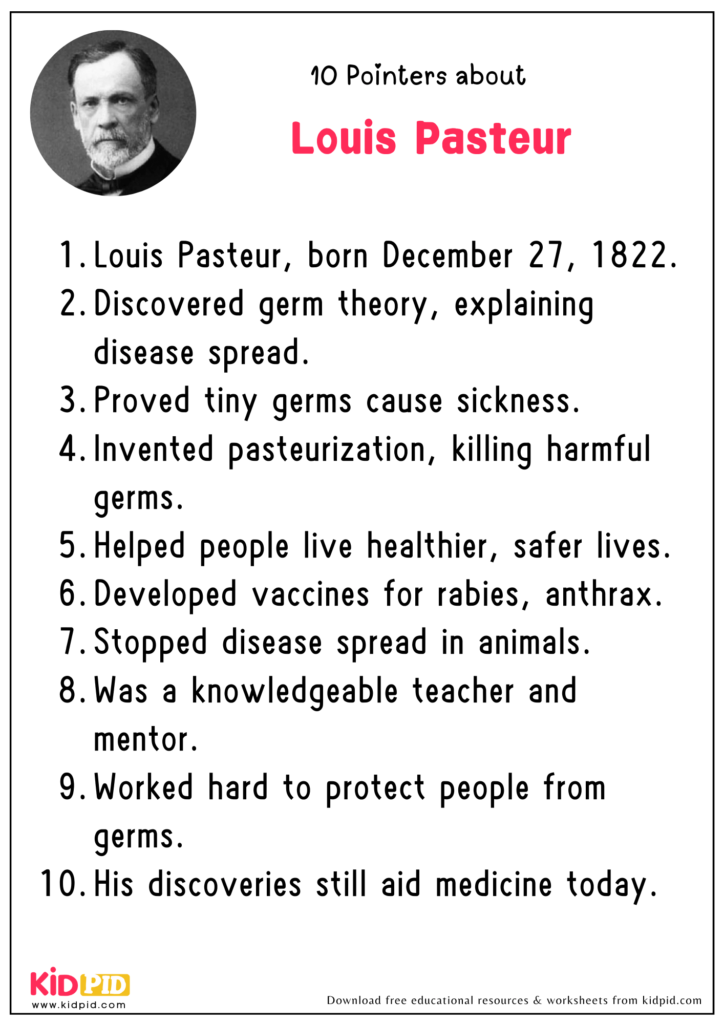 Essay - Louis Pasteur - Kidpid