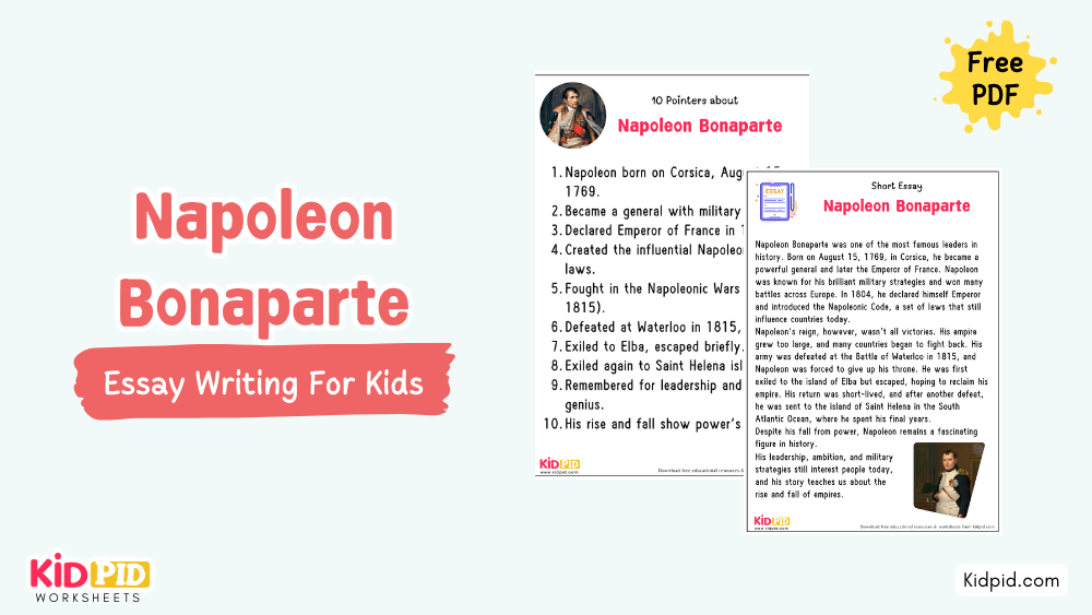 Essay - Napoleon Bonaparte - Kidpid