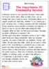 Essay - The Importance Of Community Service - Kidpid