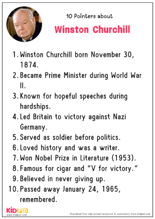 Essay - Winston Churchill - Kidpid