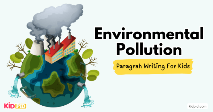 Paragraph on 'Environmental Pollution' - Kidpid
