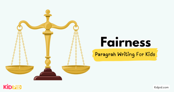 Paragraph on 'Fairness' - Kidpid
