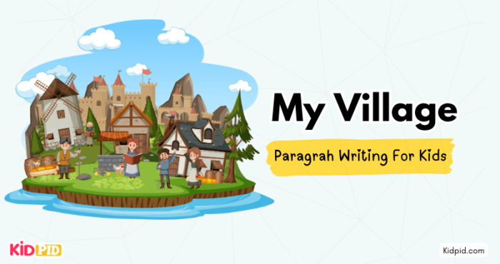 Paragraph on 'My Village' - Kidpid