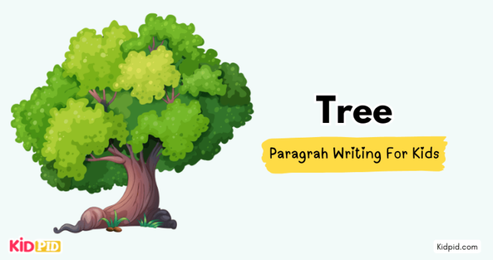Paragraph on 'Tree' - Kidpid