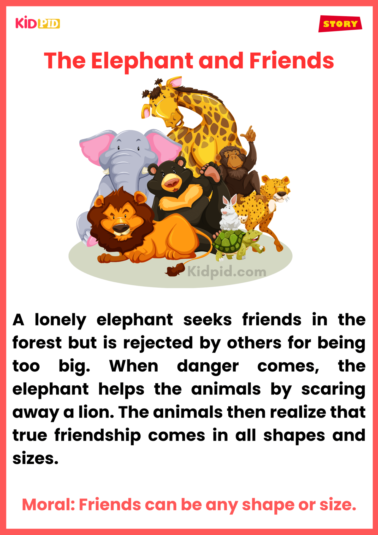 Short Stories with Moral for Grade 1 - Kidpid