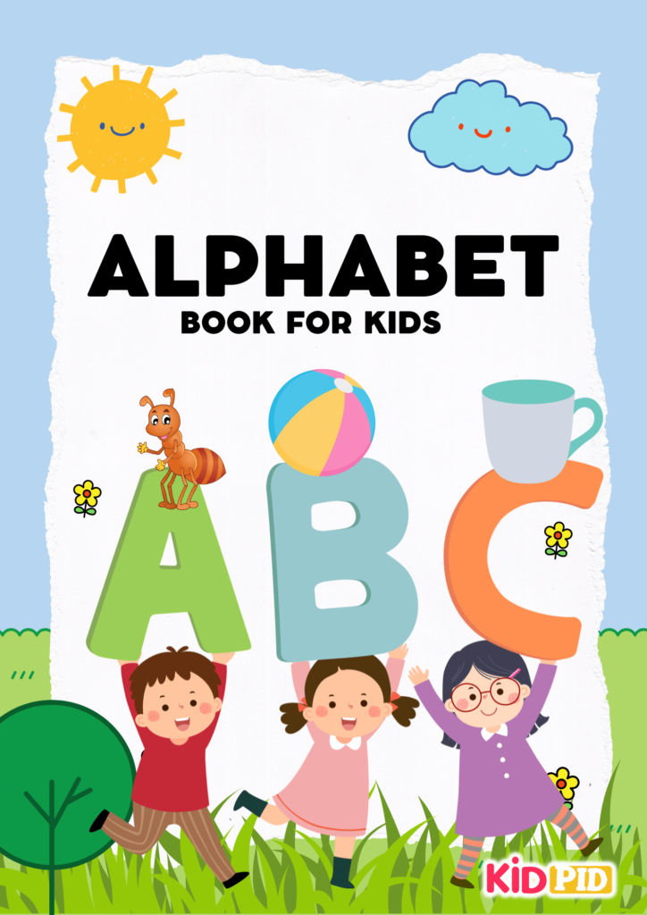 English Alphabet Vocabulary Book for Kids - Kidpid