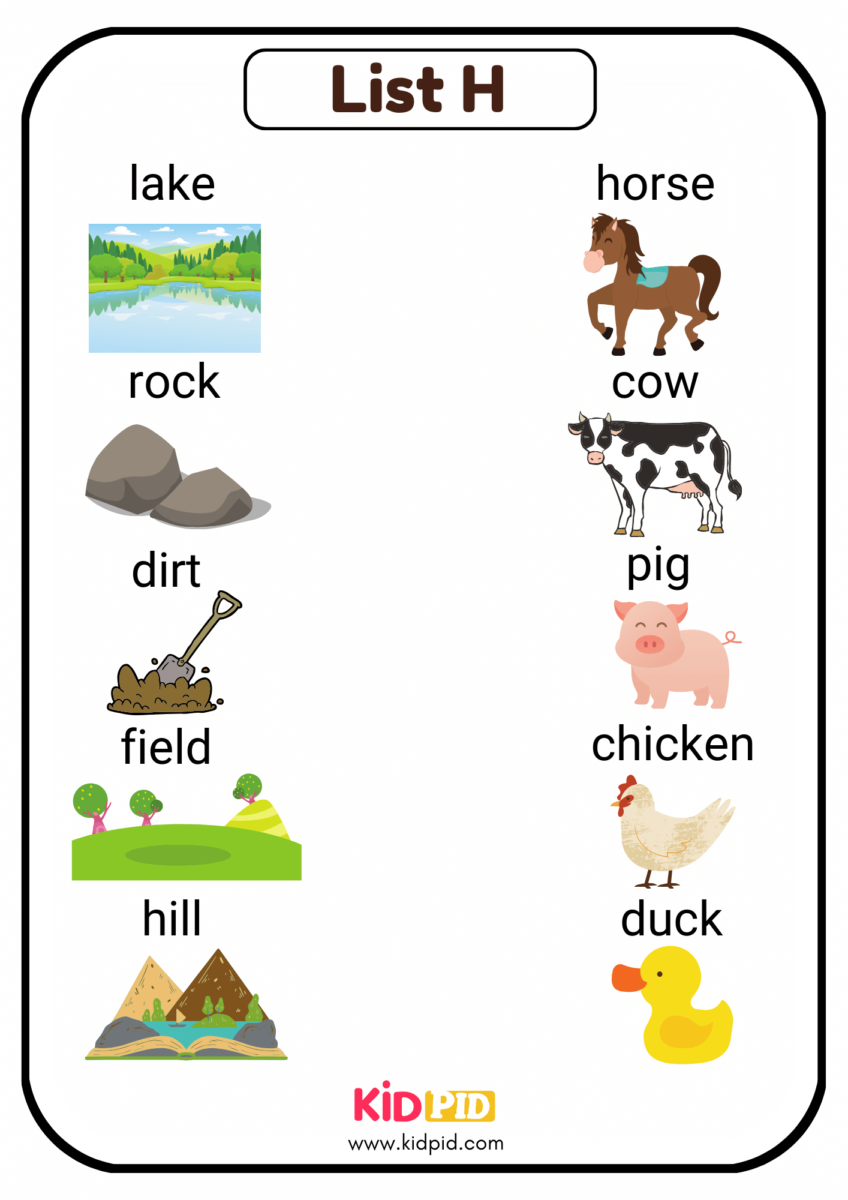 Fry Sight Words for Kids - Kidpid