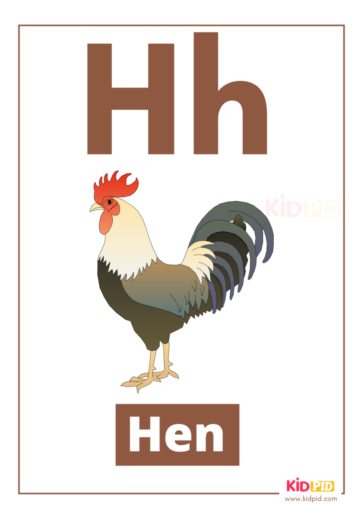 English Alphabet Vocabulary Book for Kids - Kidpid