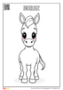 Farm Animal Coloring Page For Kids - Kidpid