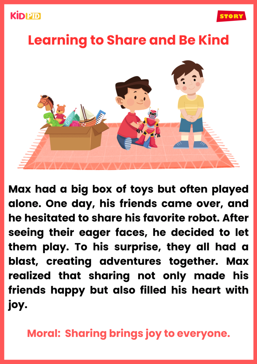 Everyday Life and Friendship Short Stories With Moral For Children - Kidpid