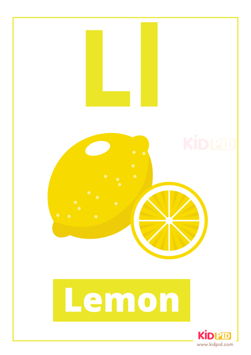 English Alphabet Vocabulary Book for Kids - Kidpid
