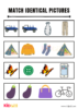 Match Identical Pictures Workbook - Kidpid