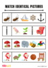 Match Identical Pictures Workbook - Kidpid