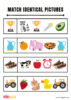 Match Identical Pictures Workbook - Kidpid
