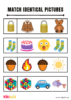 Match Identical Pictures Workbook - Kidpid