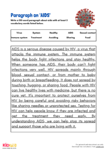 Paragraph on 'AIDS' - Kidpid