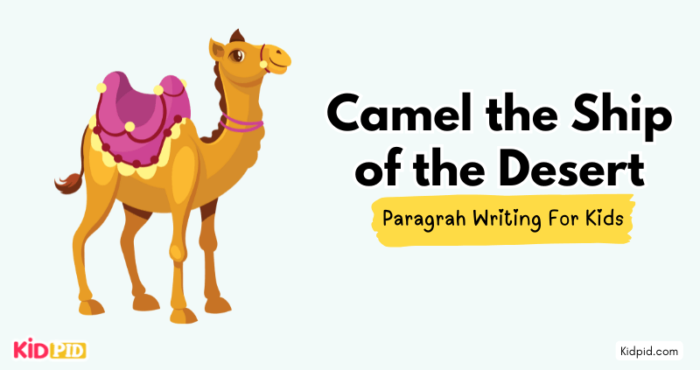 Paragraph on 'Camel the Ship of the Desert' - Kidpid