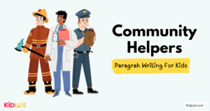 Paragraph on 'Community Helpers' - Kidpid