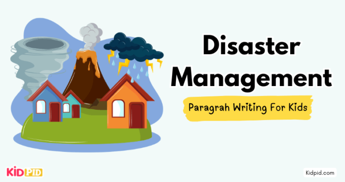 Paragraph on 'Disaster Management' - Kidpid