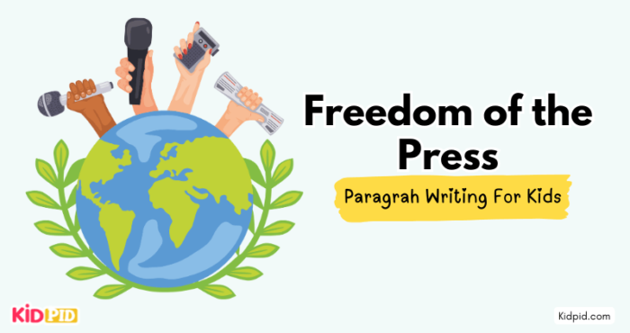 Paragraph on 'Freedom of the Press' - Kidpid