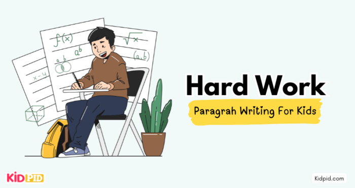Paragraph on 'Hard Work' - Kidpid