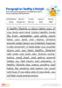 Paragraph on 'Healthy Lifestyle' - Kidpid
