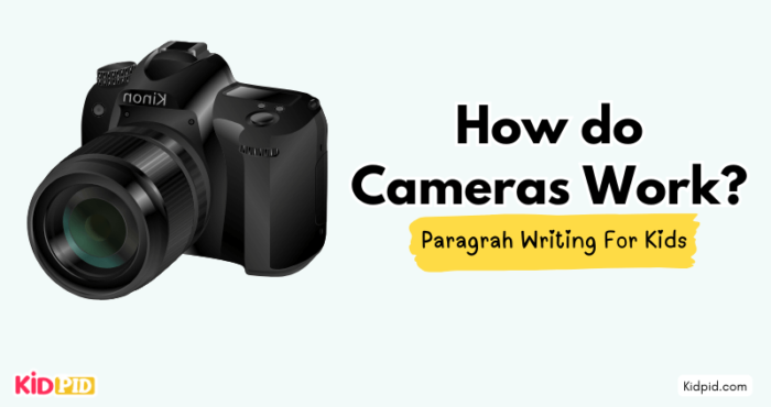 Paragraph on 'How do Cameras Work?' - Kidpid