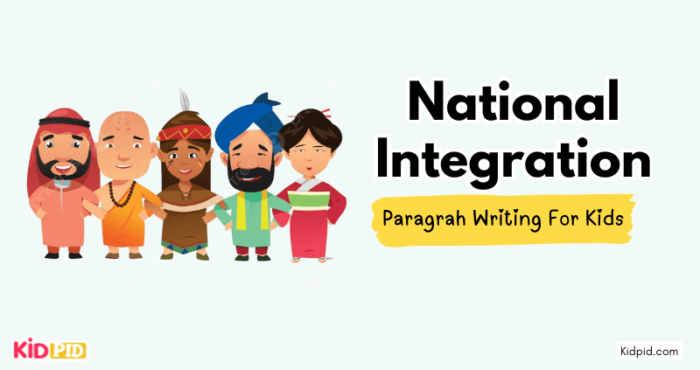 Paragraph on 'National Integration' - Kidpid