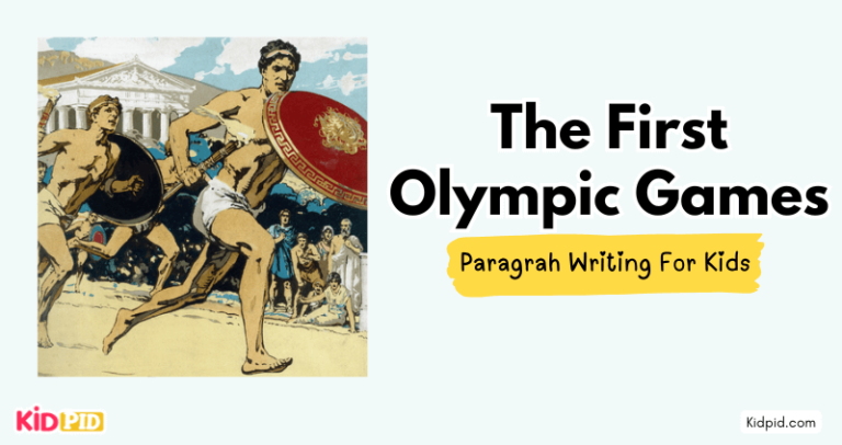 Paragraph on 'The First Olympic Games' - Kidpid
