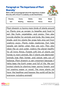 Paragraph on 'The Importance of Plant Diversity' - Kidpid