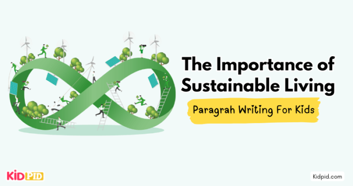 Paragraph on 'The Importance of Sustainable Living' - Kidpid