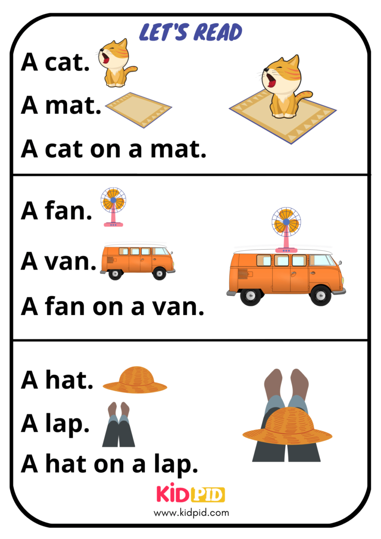 Phonics & Vocabulary Book for Kids - Kidpid