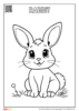Farm Animal Coloring Page For Kids - Kidpid