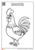 Farm Animal Coloring Page For Kids - Kidpid