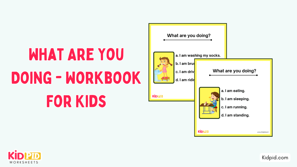 What Are You Doing - Dialogues Book For Early Readers - Kidpid